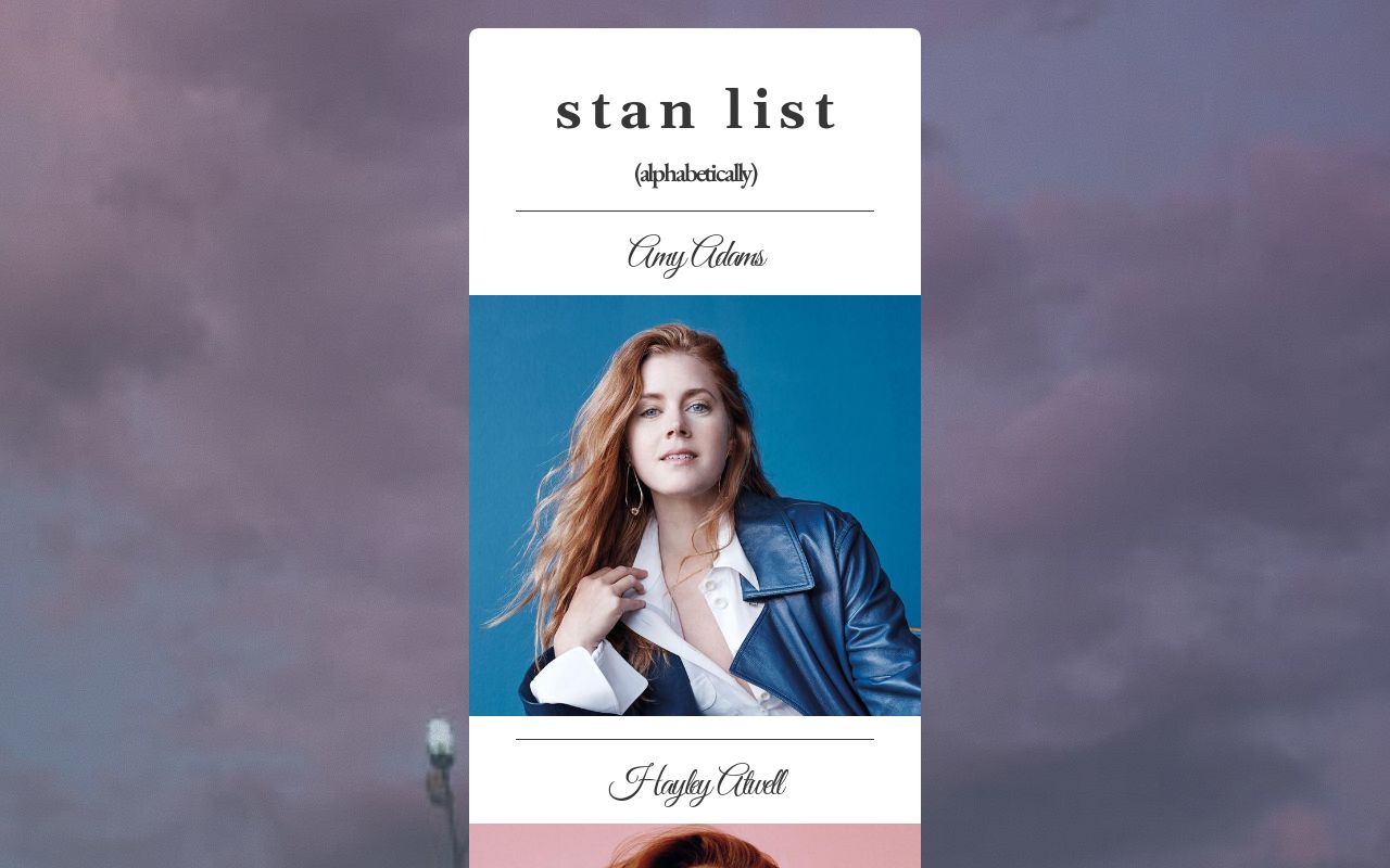 stan list